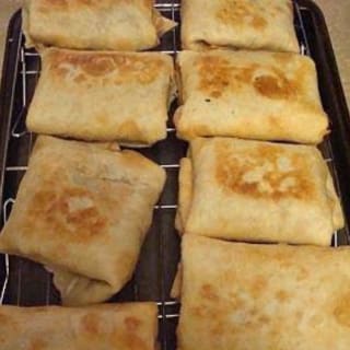 Baked Chicken Chimichangas
