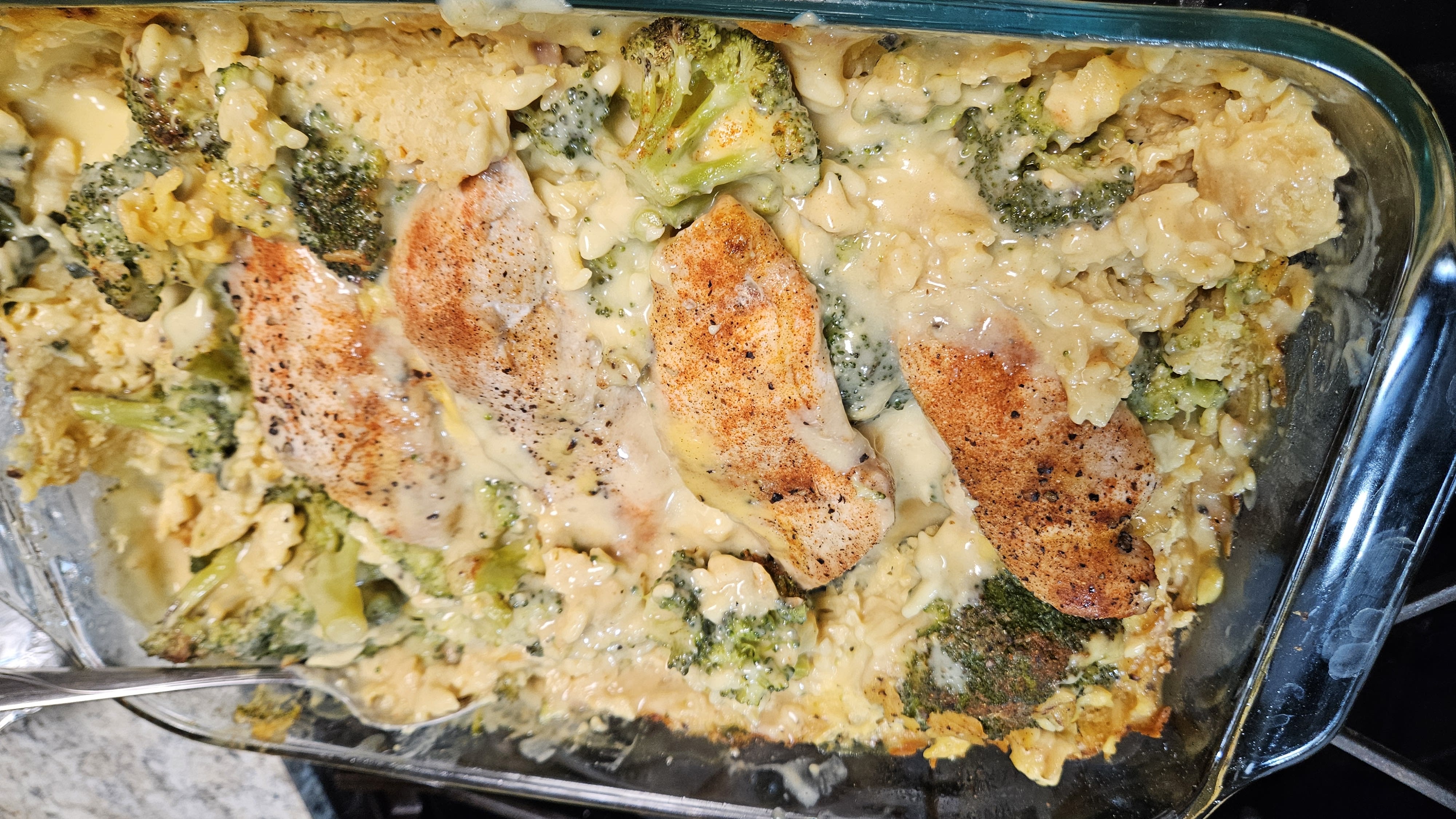 One Dish Chicken & Rice Bake