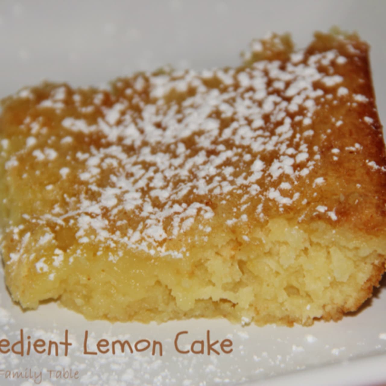 2 Ingredient Lemon Cake