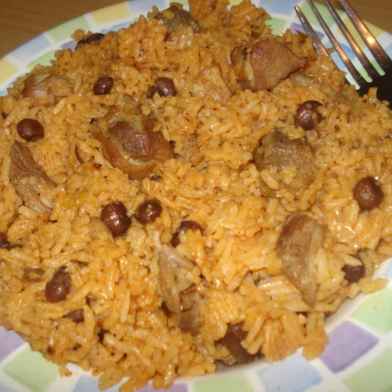 Arroz Con Gandules & Carne de Cerdo