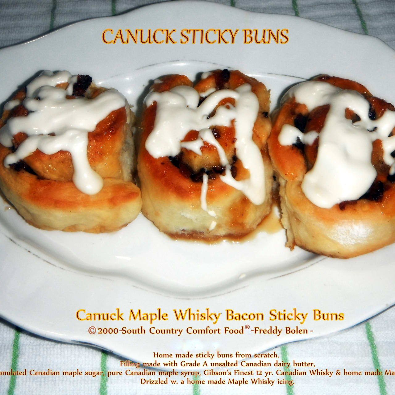 Canuck Sticky Buns - SOUTH COUNTRY COMFORT FOOD® ©2000 Frederick E. Bolen