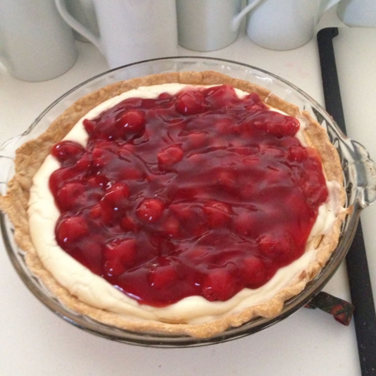 Cherry Cheesecake Pie
