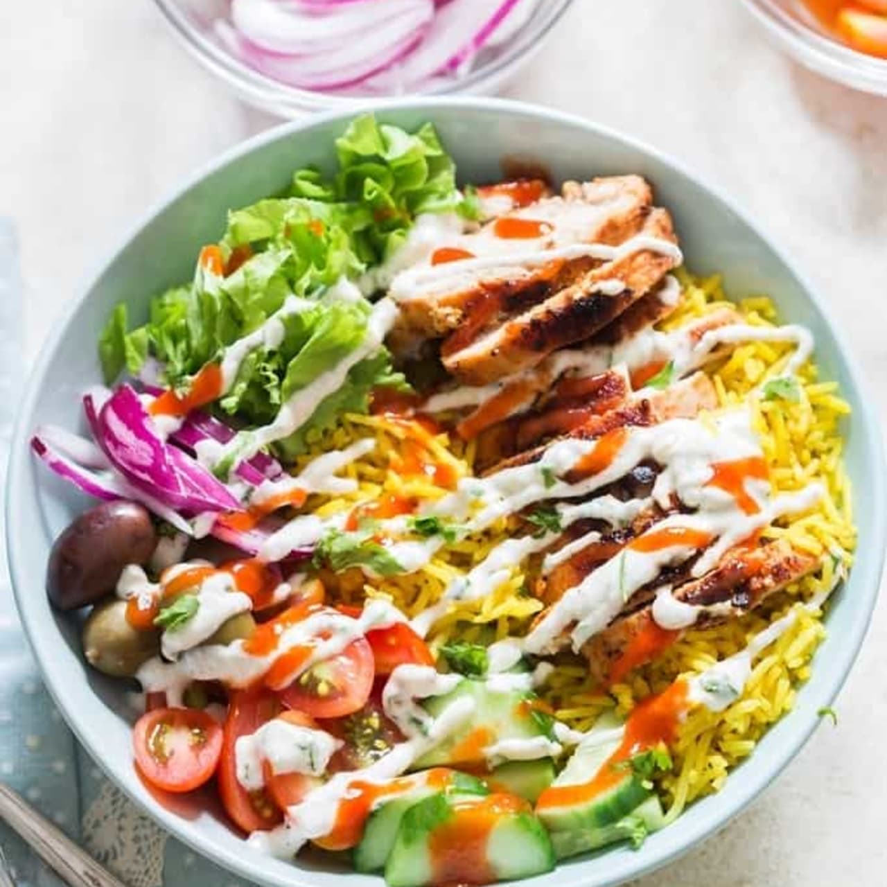 Chicken Schwarma Wrap/Bowl