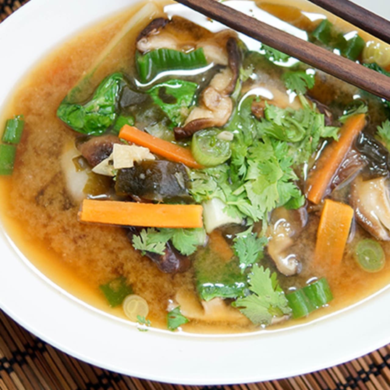 Chicken Shiitake And Bok Choy Soup