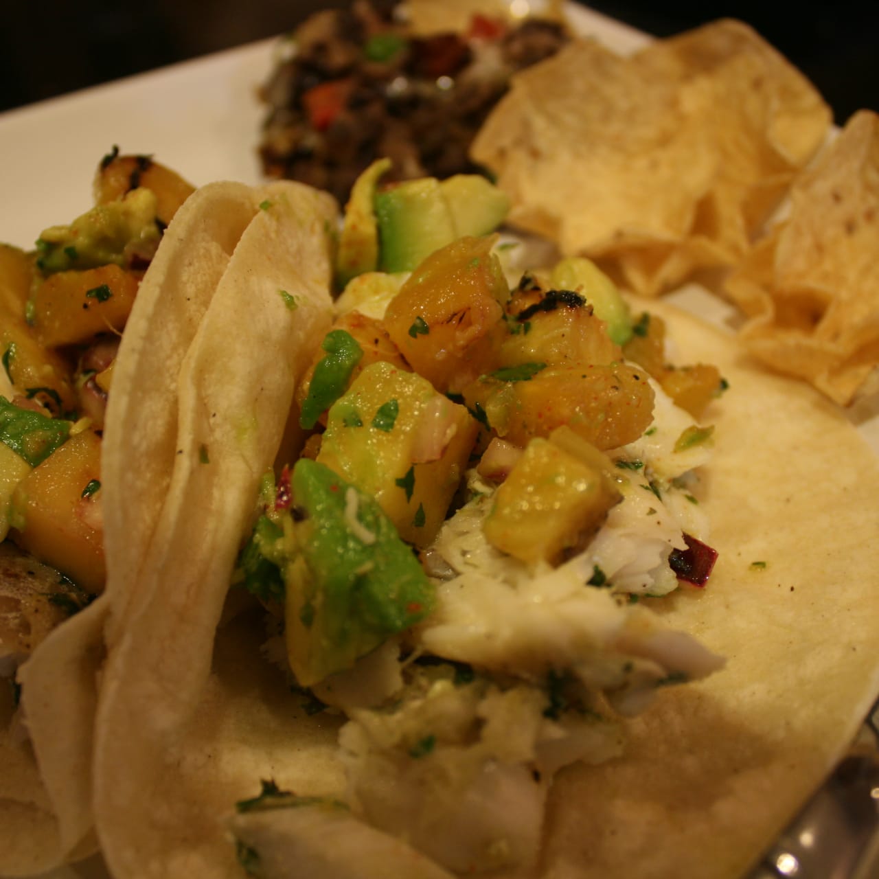 Chimichurri Halibut Tacos