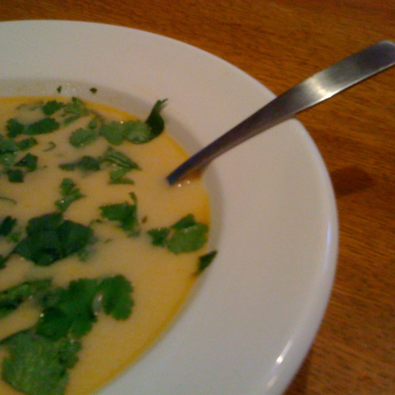 Easy Thai Coconut Ginger Soup