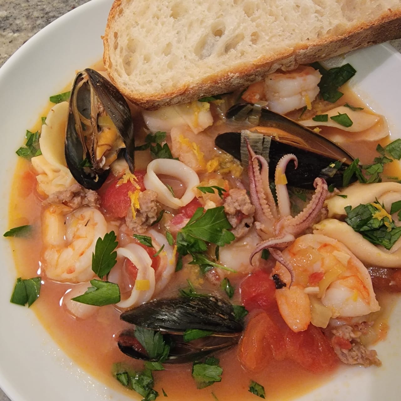 Feast of the Seven Fishes (Italian Seafood Soup)