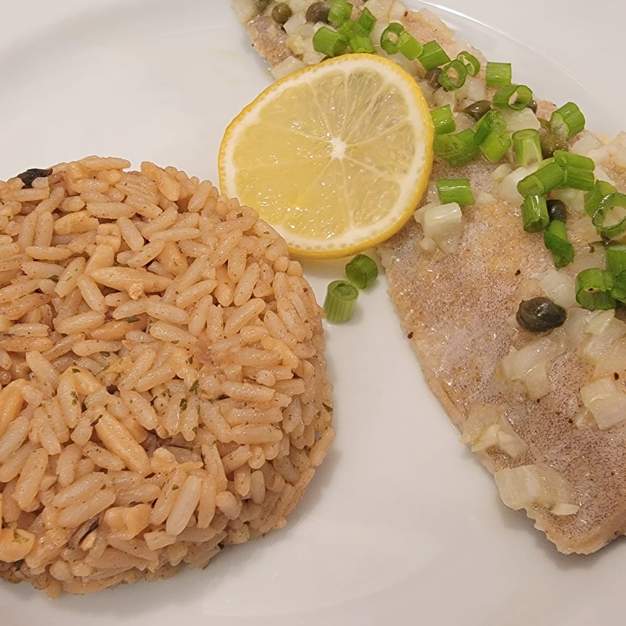 Filet of Sole with Mediterranean Sauce