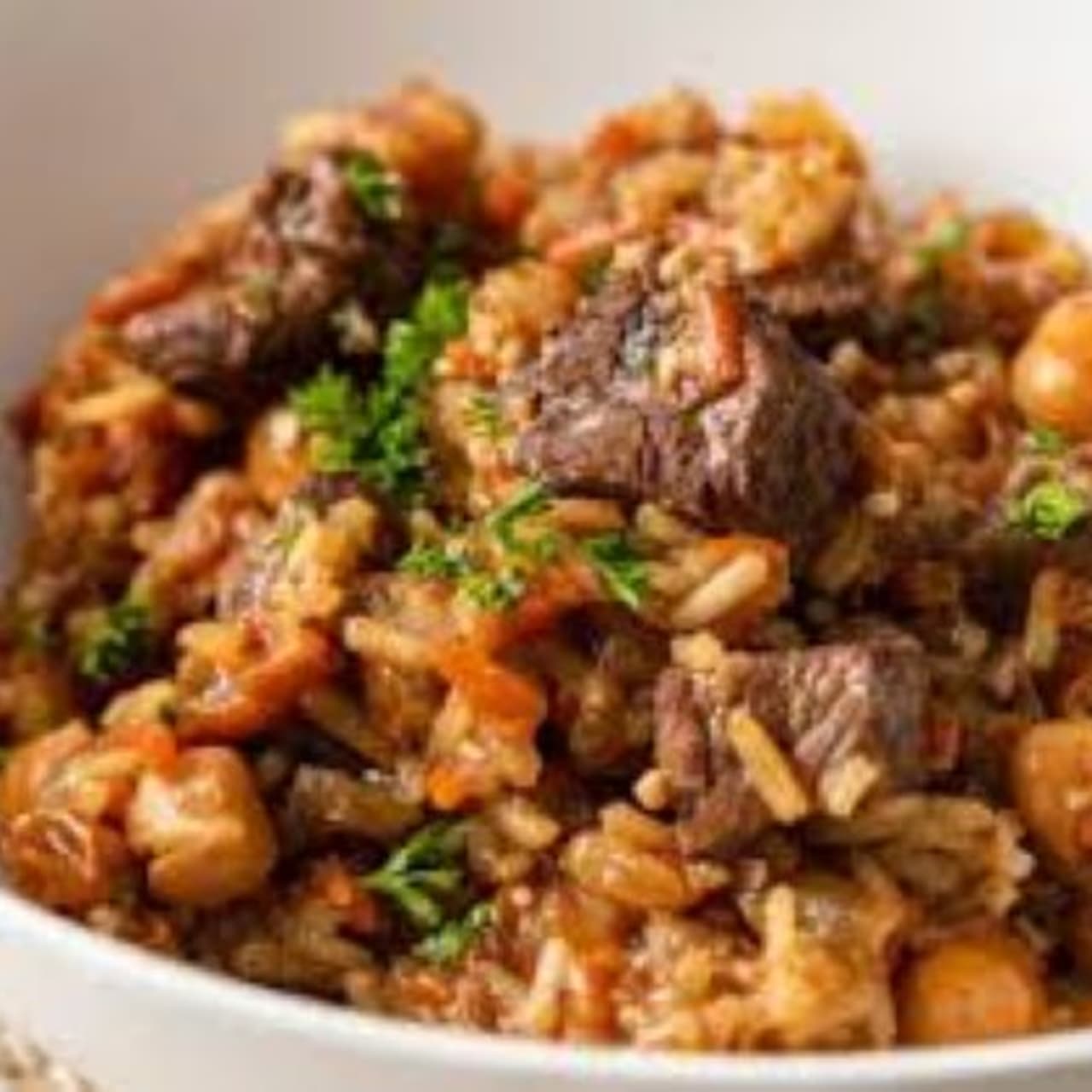 Italian Beef Rice Pilaf