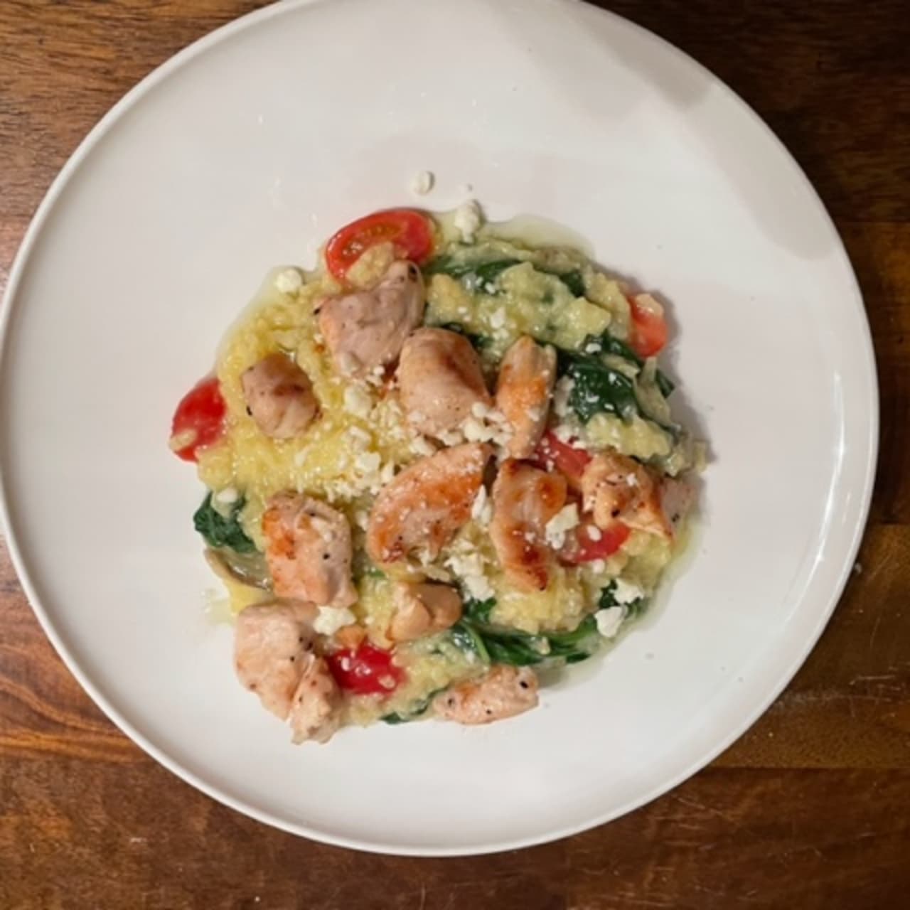 Jen's Mediterranean Chicken Risotto