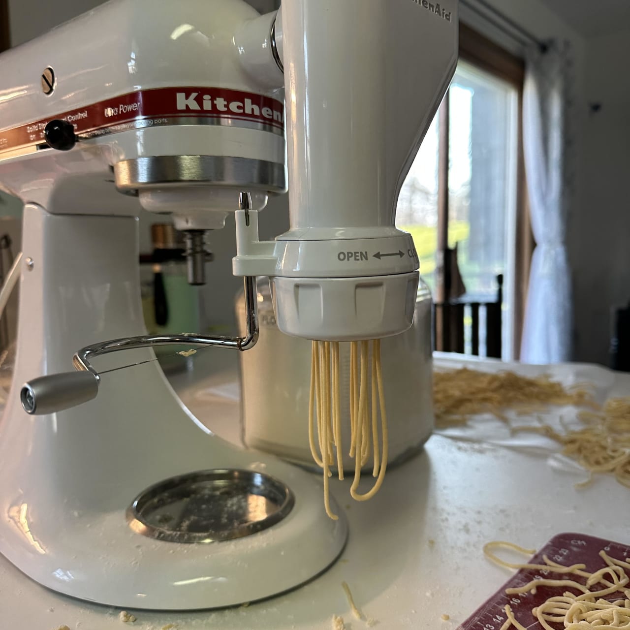 Pasta using KitchenAid Mixer & Pasta Attachment