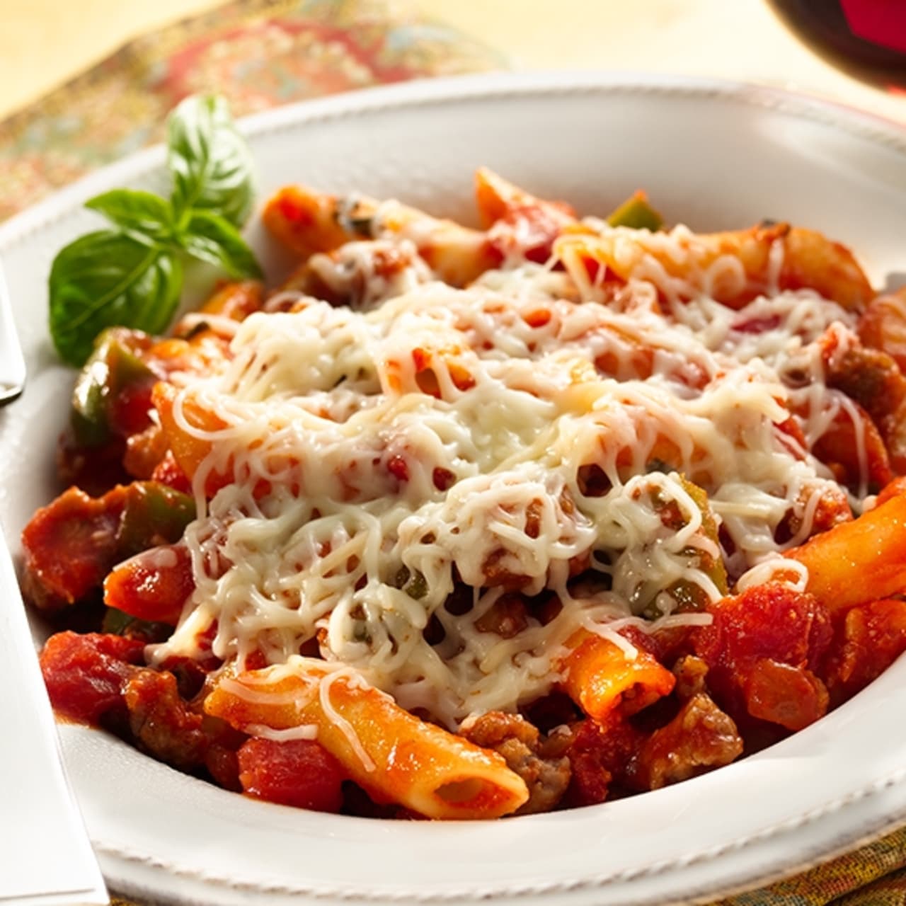 Pasta with Hot Italian Sausage