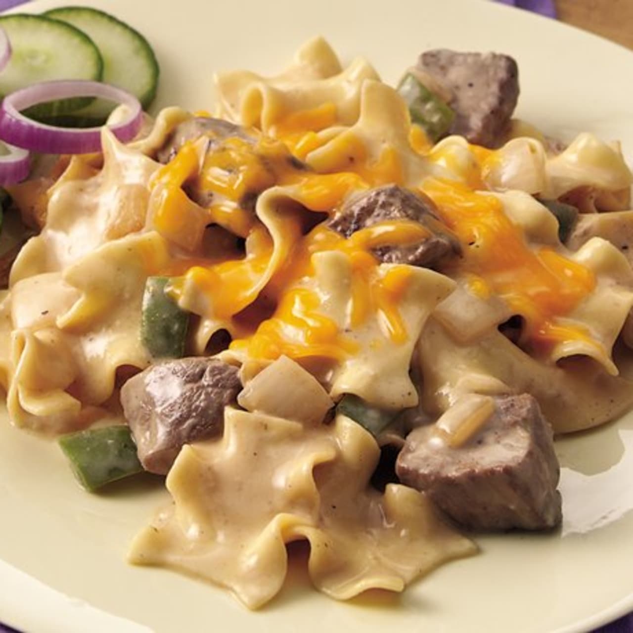 Philly Cheese Steak Casserole