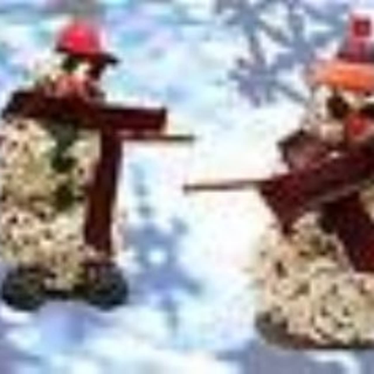Popcorn Snowmen