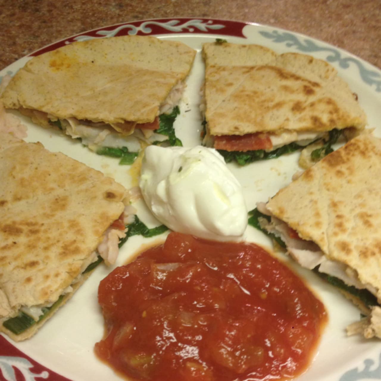 Redi Set Go Turkey, Pepperoni Quesadilla