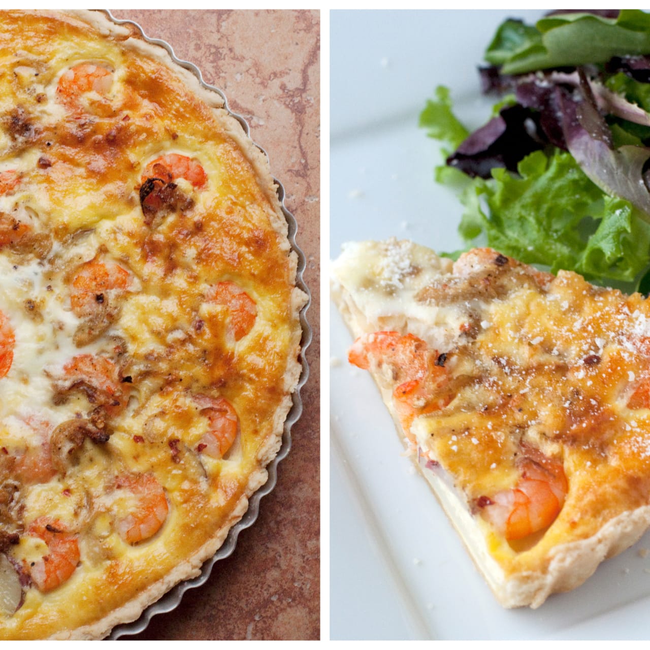 Shrimp & Bacon Quiche