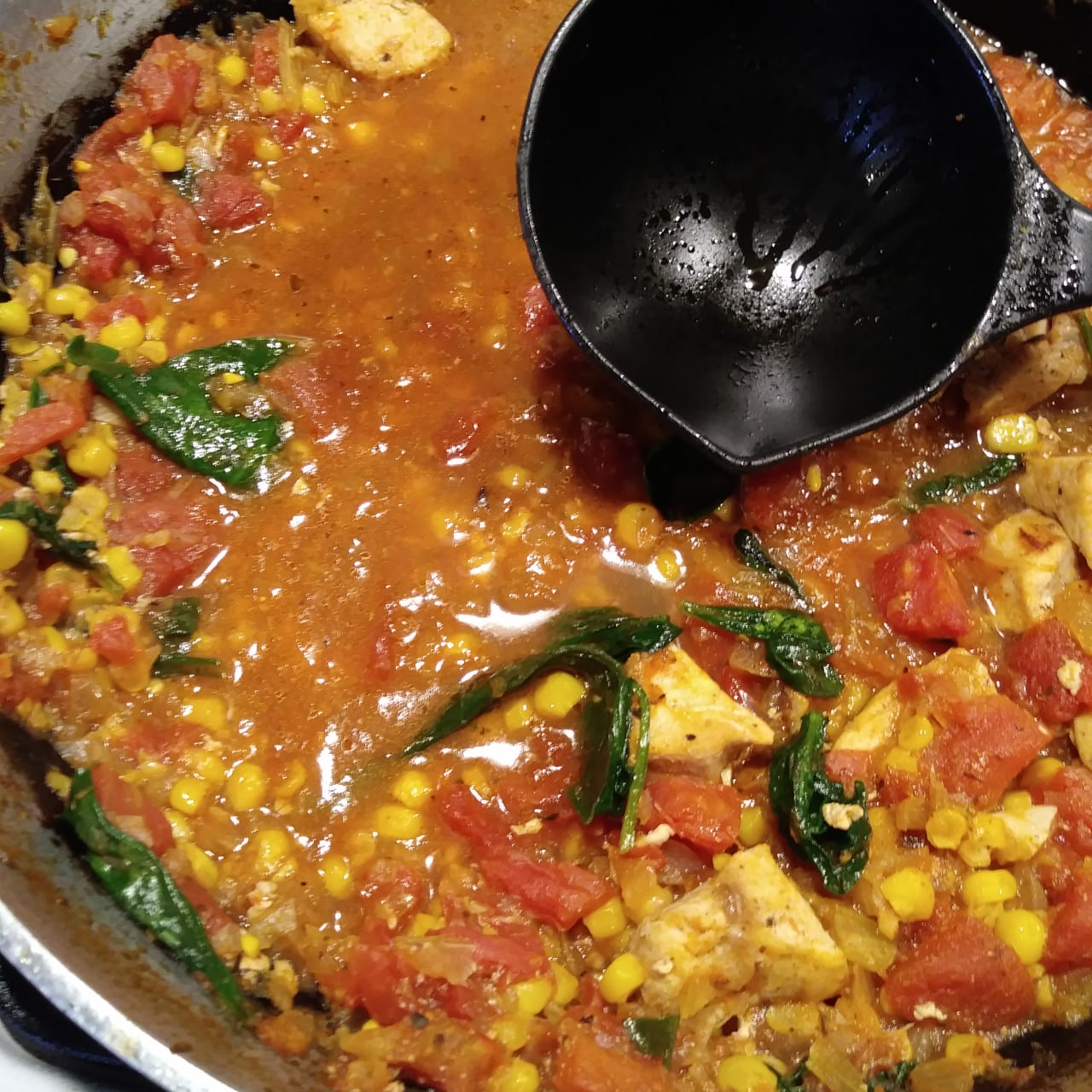 South of the Border Chicken Stew- Volumetrics 7 ww pts