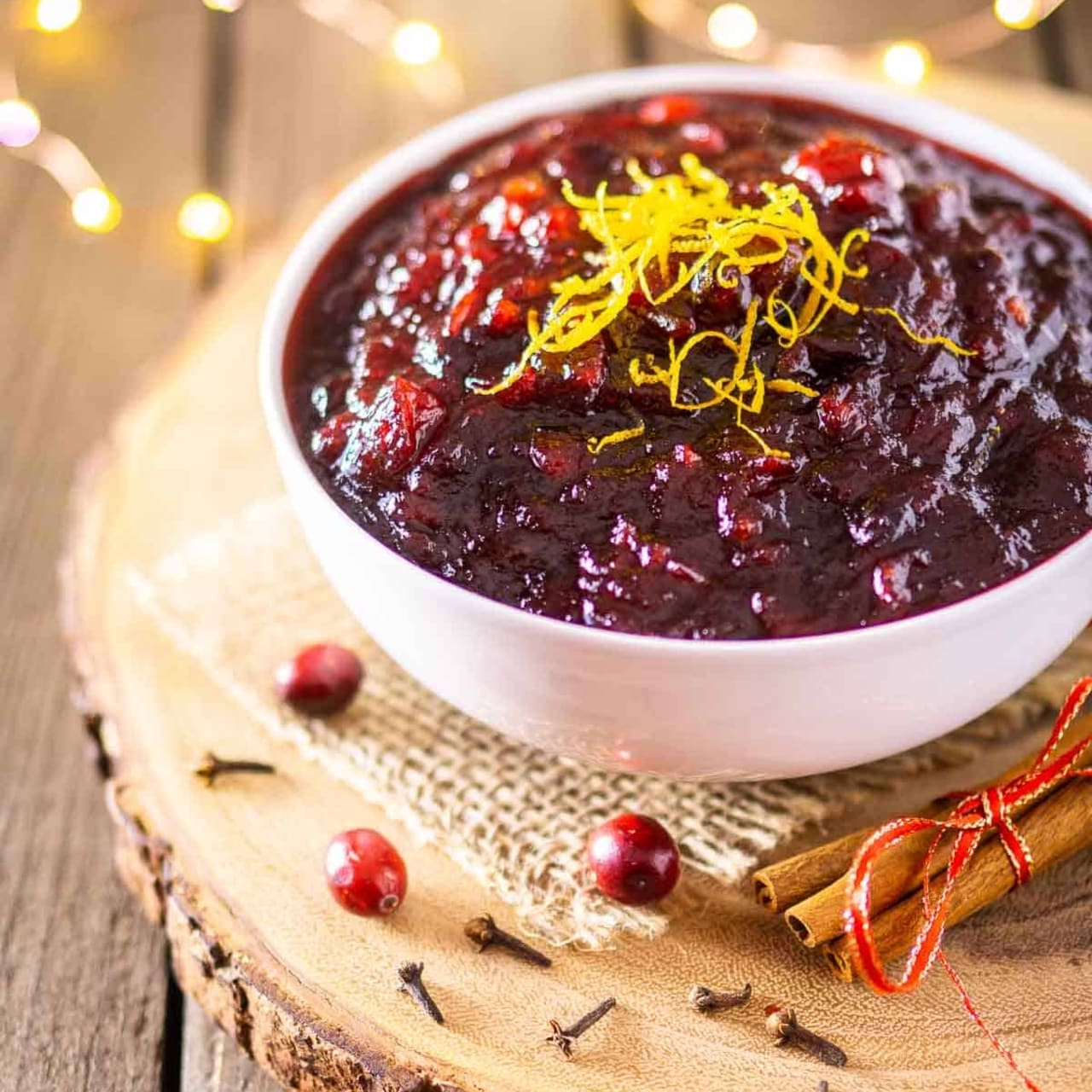 Spiced-Brandied Cranberry Sauce