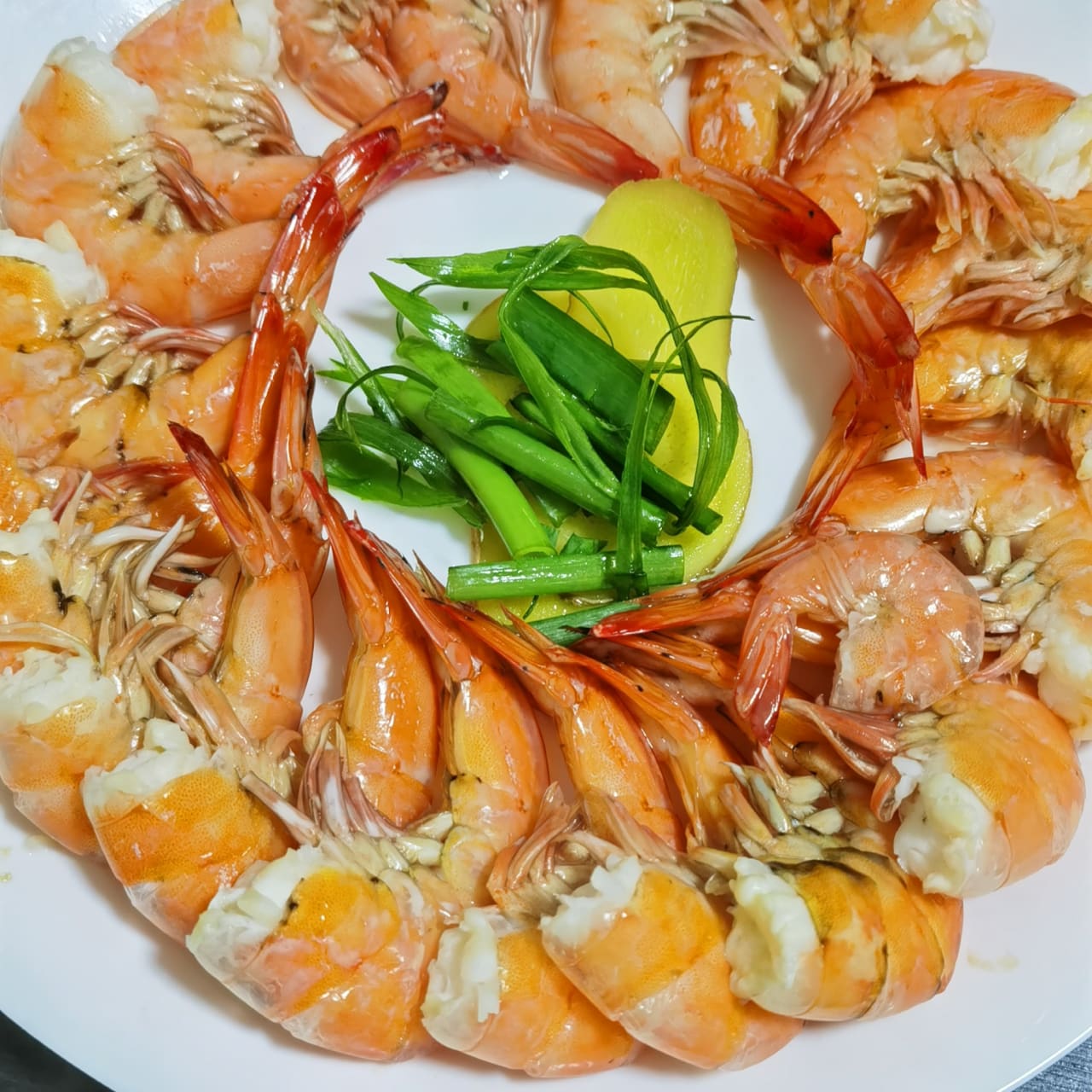 Steamed Shrimp