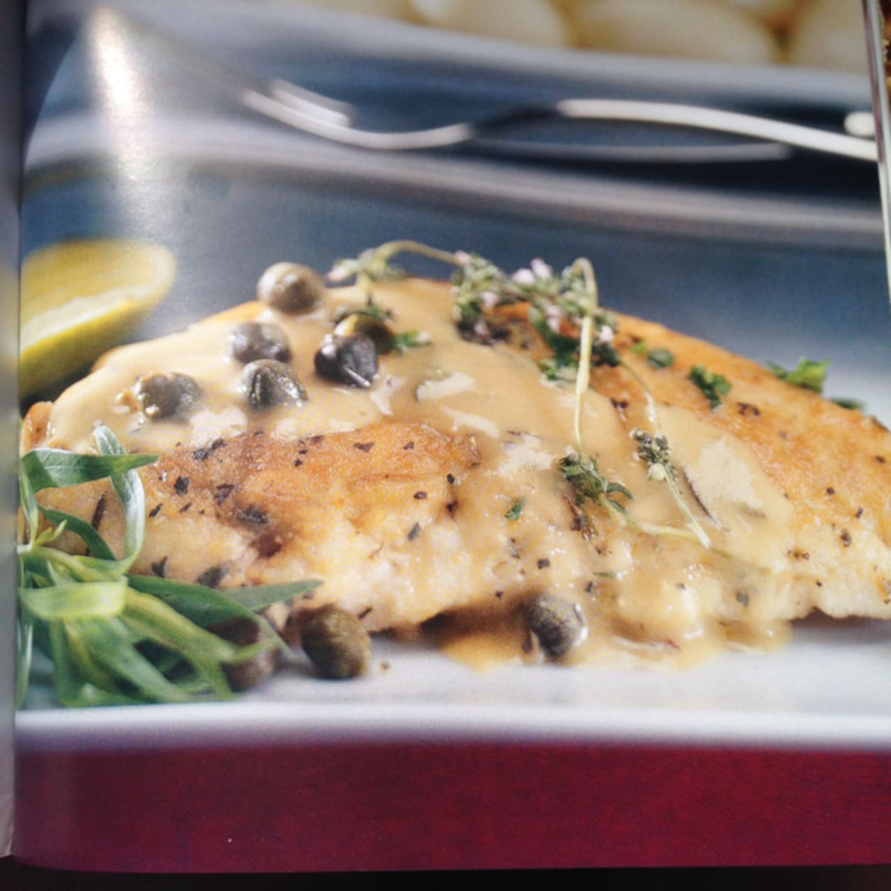 Turkey filet with lime sauce