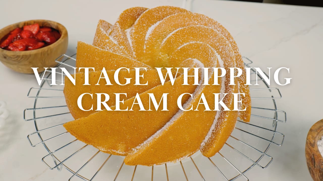 Vintage Whipping Cream Cake