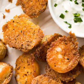 Crispy Crunchy Parmesan Potatoes