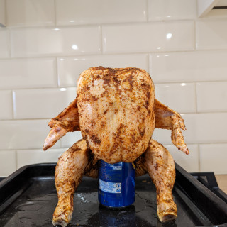 Fosters Beer Butt Chicken