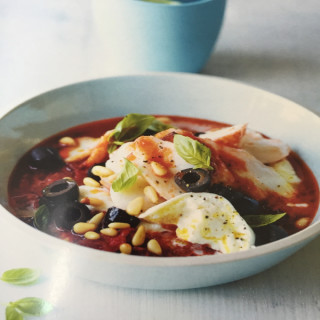 French Style Cod With Black Olives