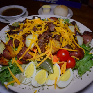 Homemade Pittsburgh/Chicken Steak Salad