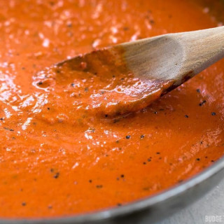 Tomato & Roasted Red Pepper Coulis