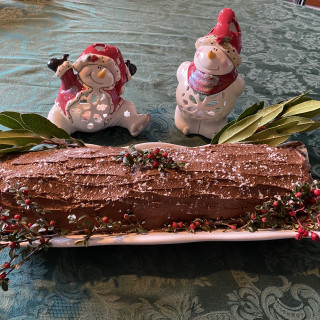 Yule Log Cake