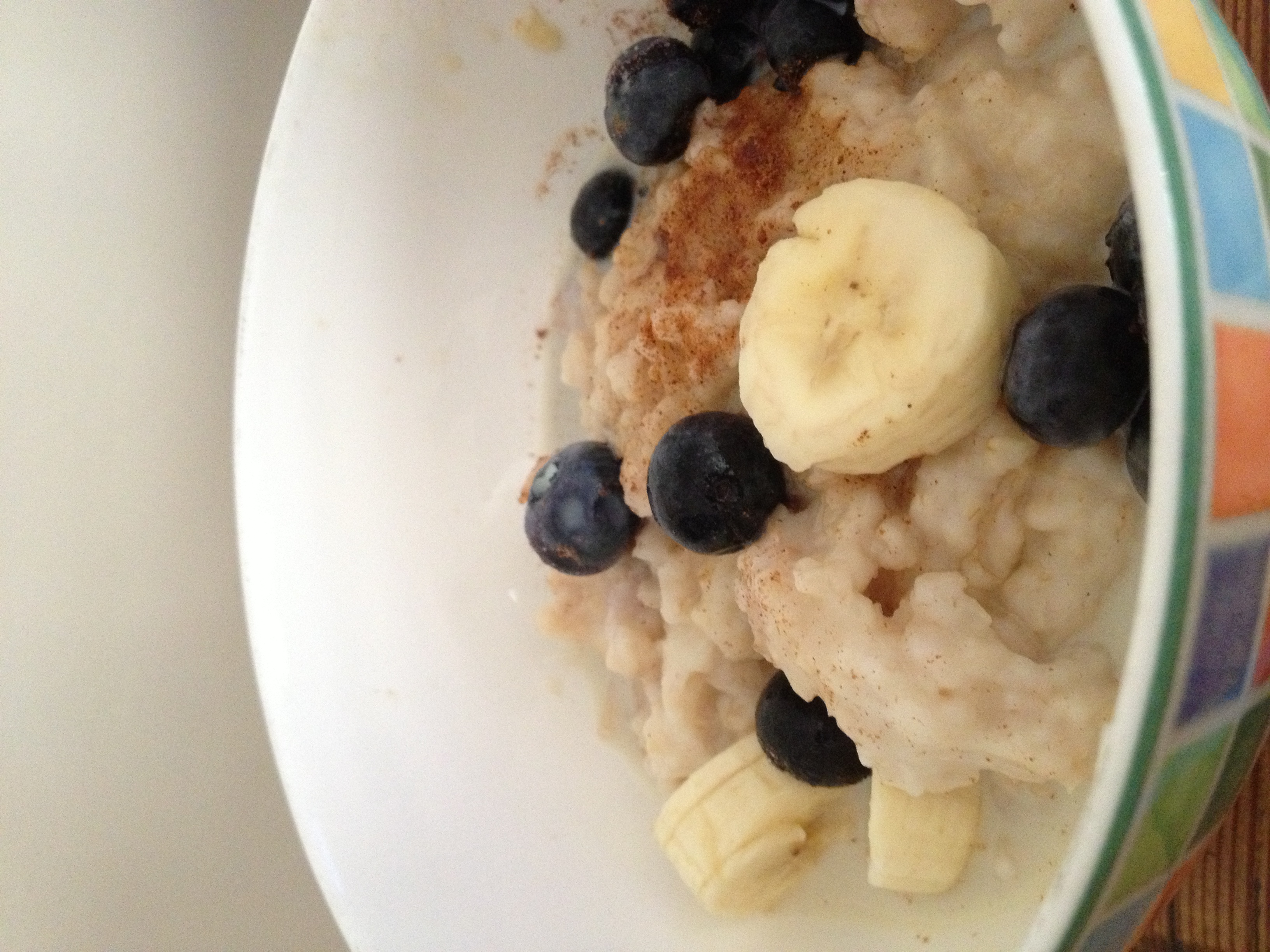 Porridge with Banana, Blueberries & Maple Syrup - BigOven