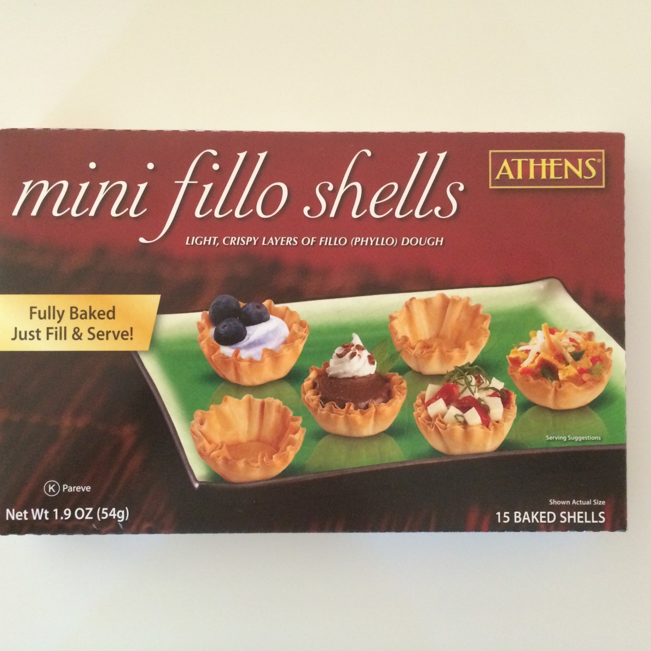 Athens Mini Fillo Shells
