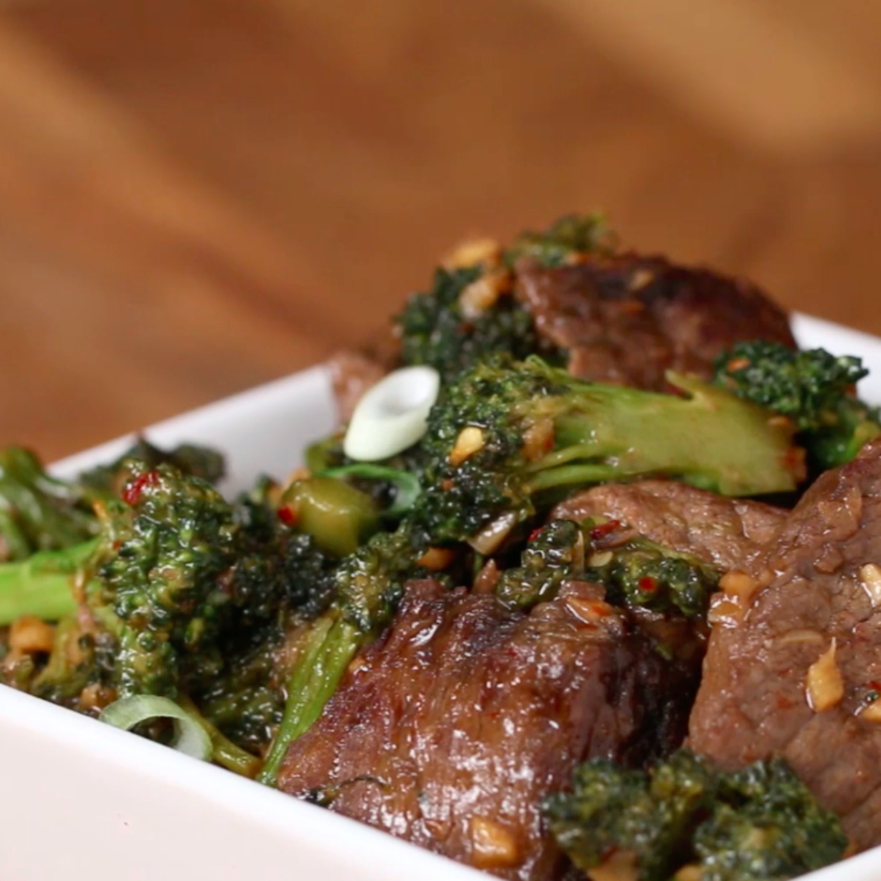 Beef and Broccoli over Brown Rice