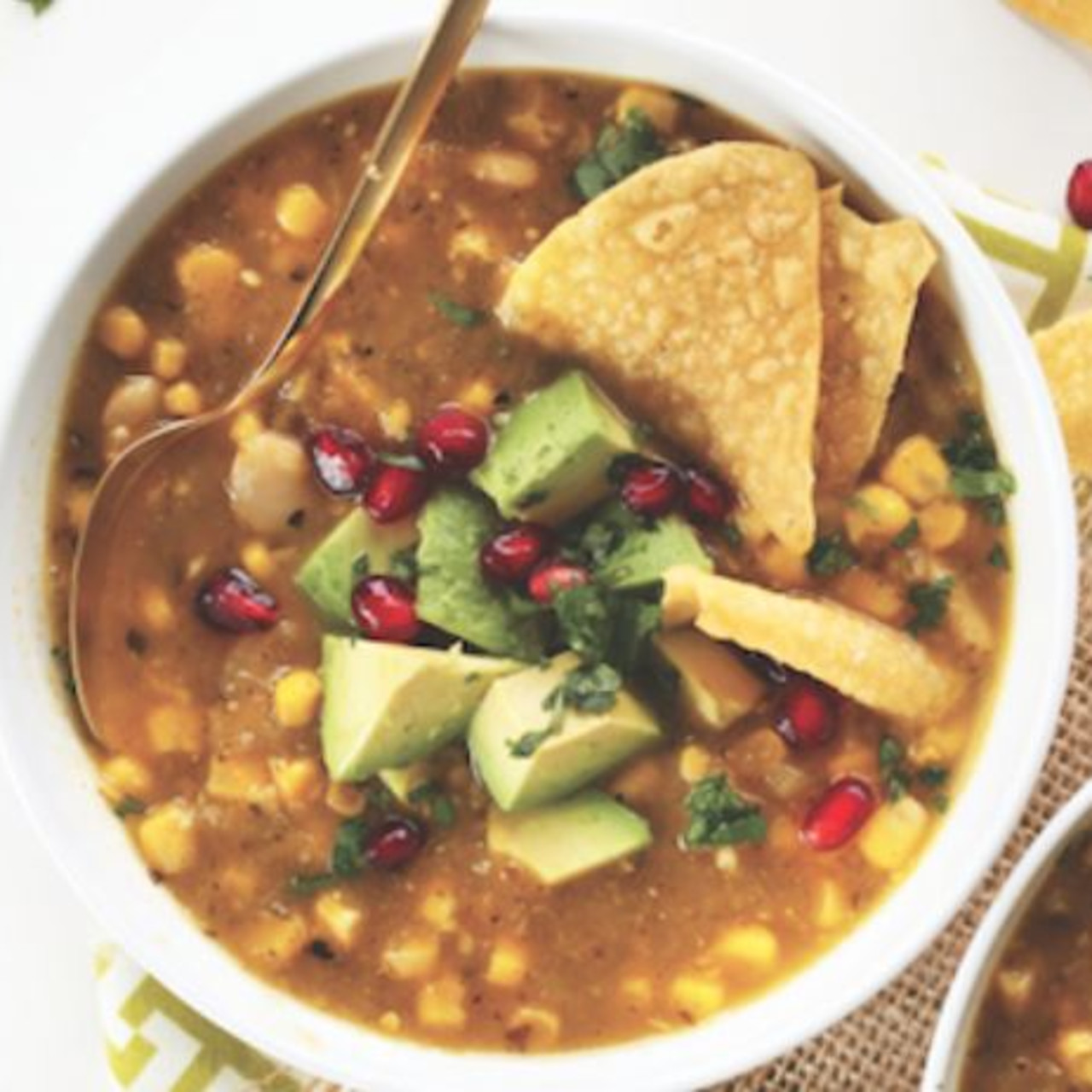 (Blue Zone) White Bean Posole Verde