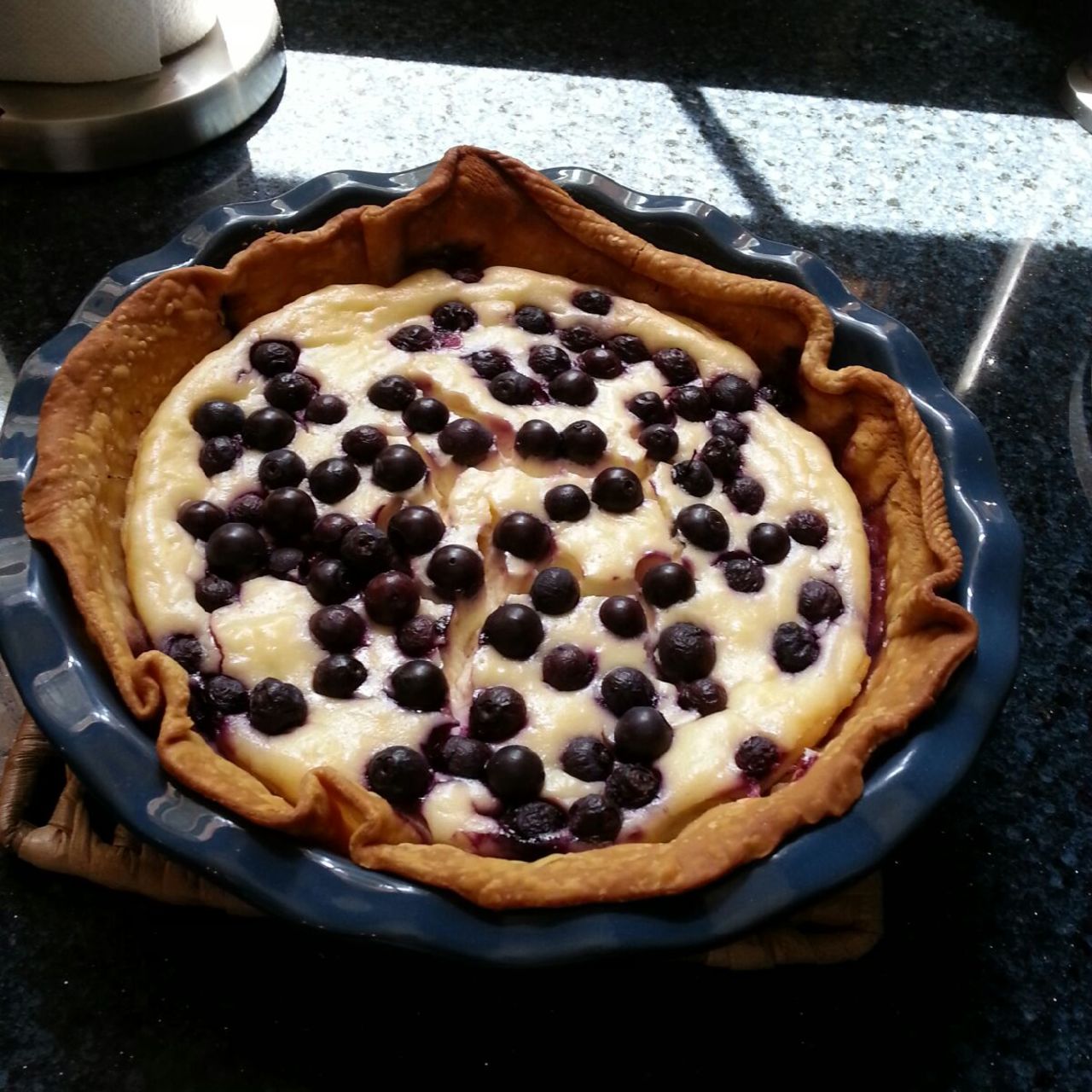 Blueberry Cream Cake