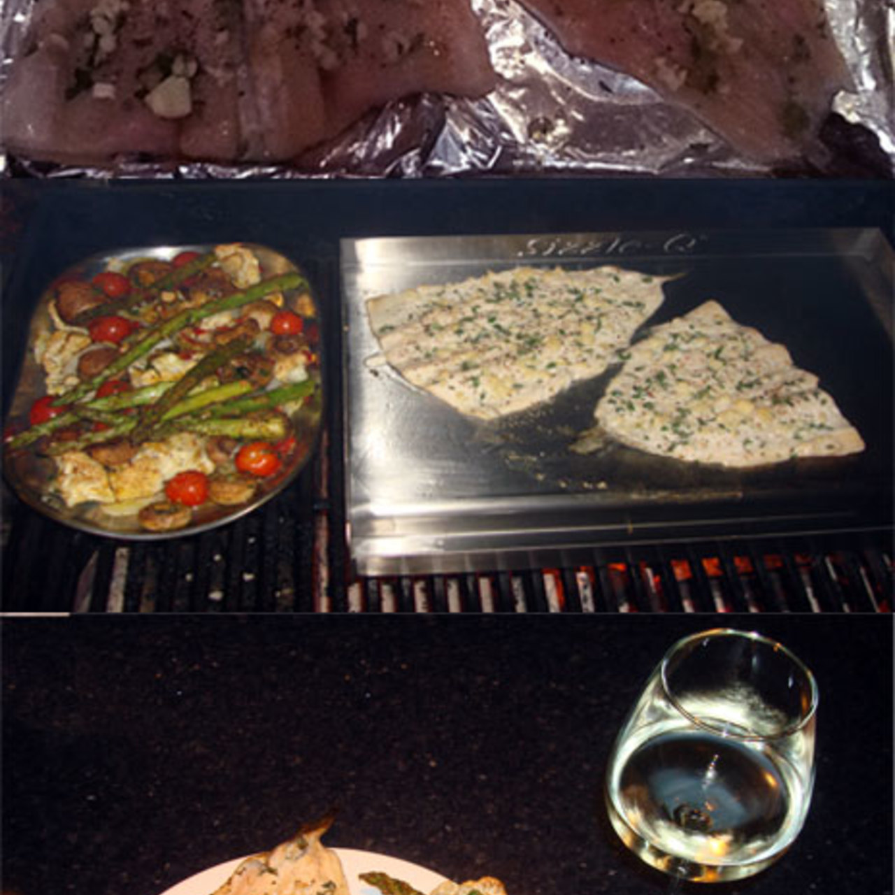 Butterflied Trout in Garlic and Lemon