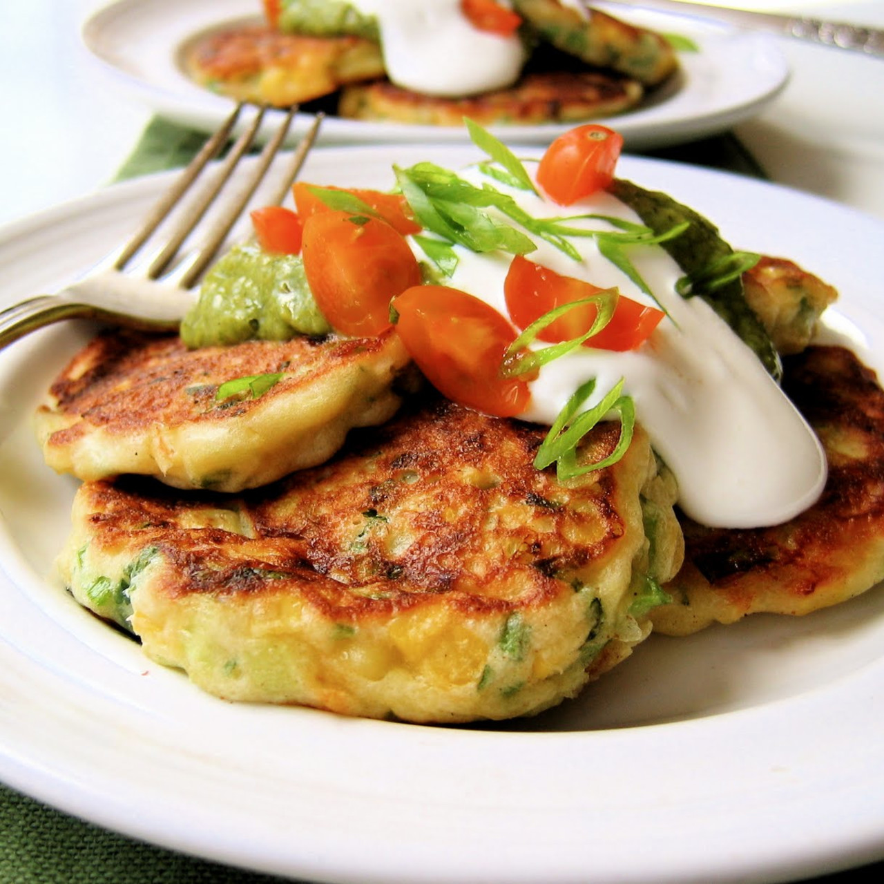 Cajun Chili w/Scallion Corn Cakes