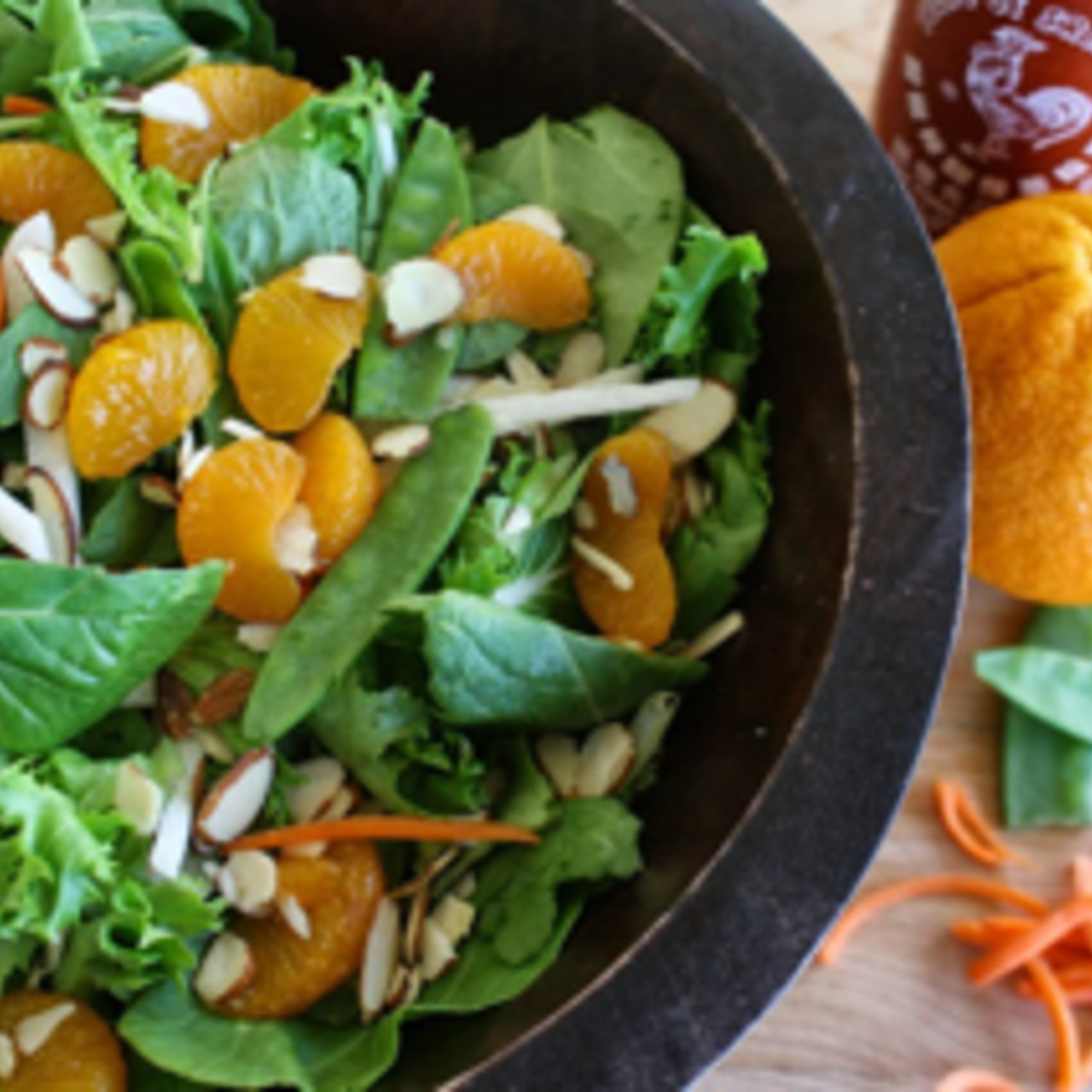 carrot ginger and orange salad