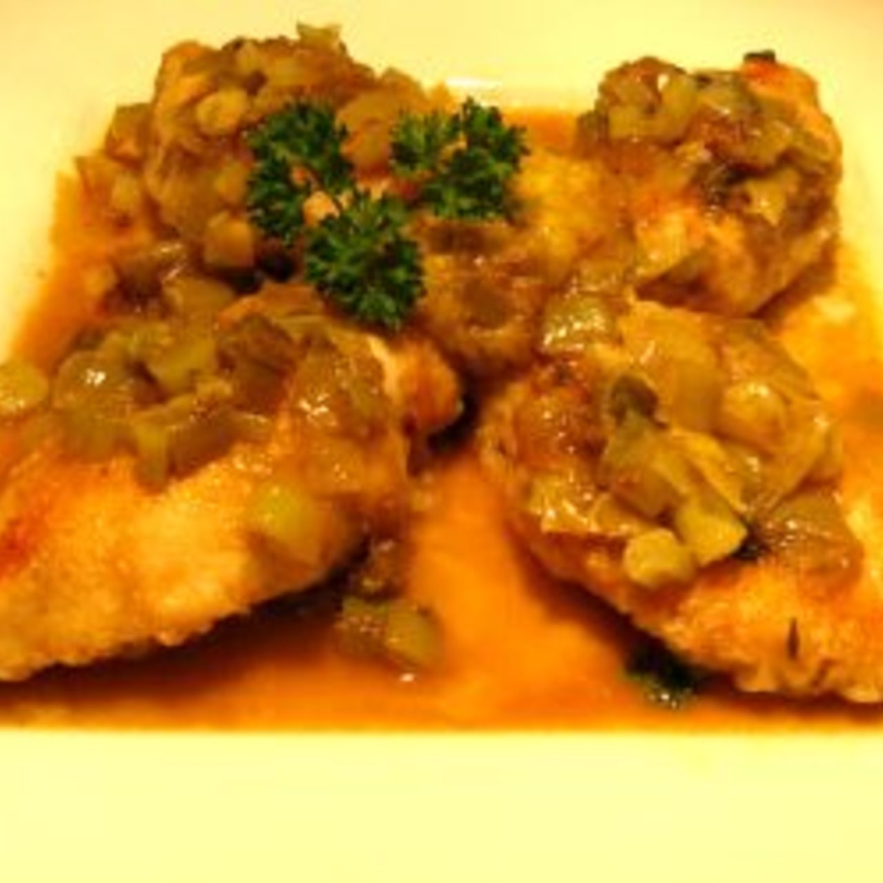 Chicken Braised with Leeks and Figs