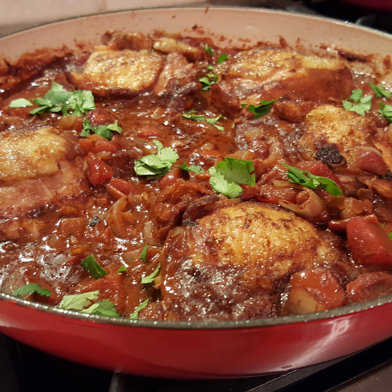 Chicken Mole with Chipotles