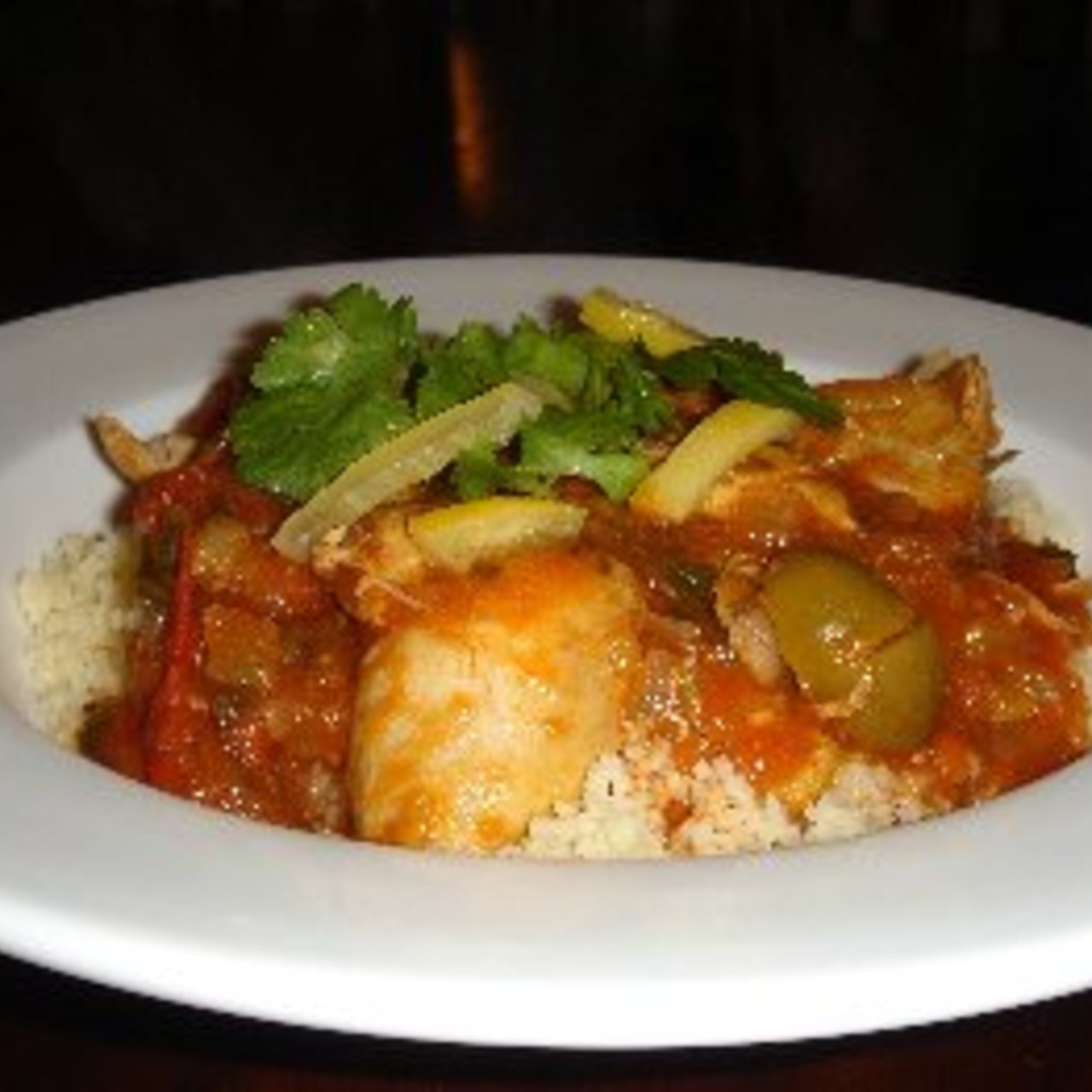 Chicken Tagine with Olives and Preserved Lemons