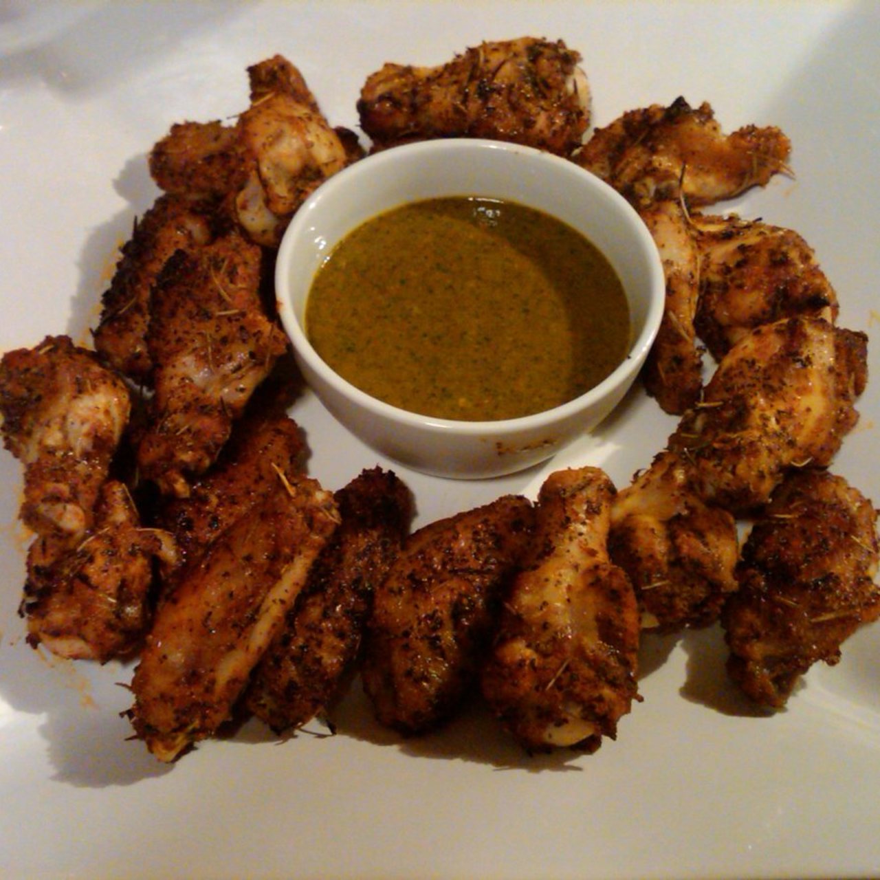 Chicken Wings with Salsa Verde