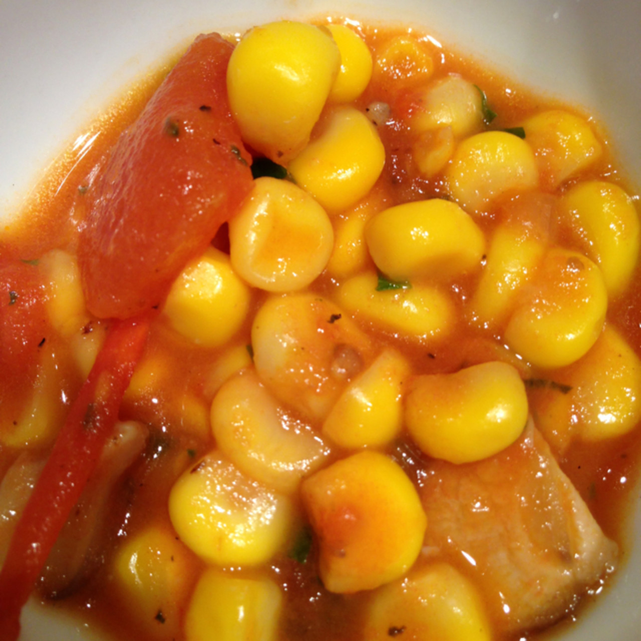 Corn and Mushroom Ragout with Sage