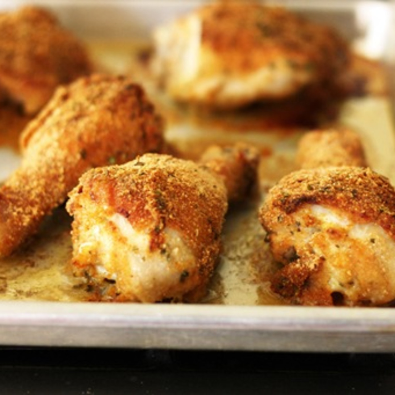 Crispy Baked Chicken with herbs (Messini)