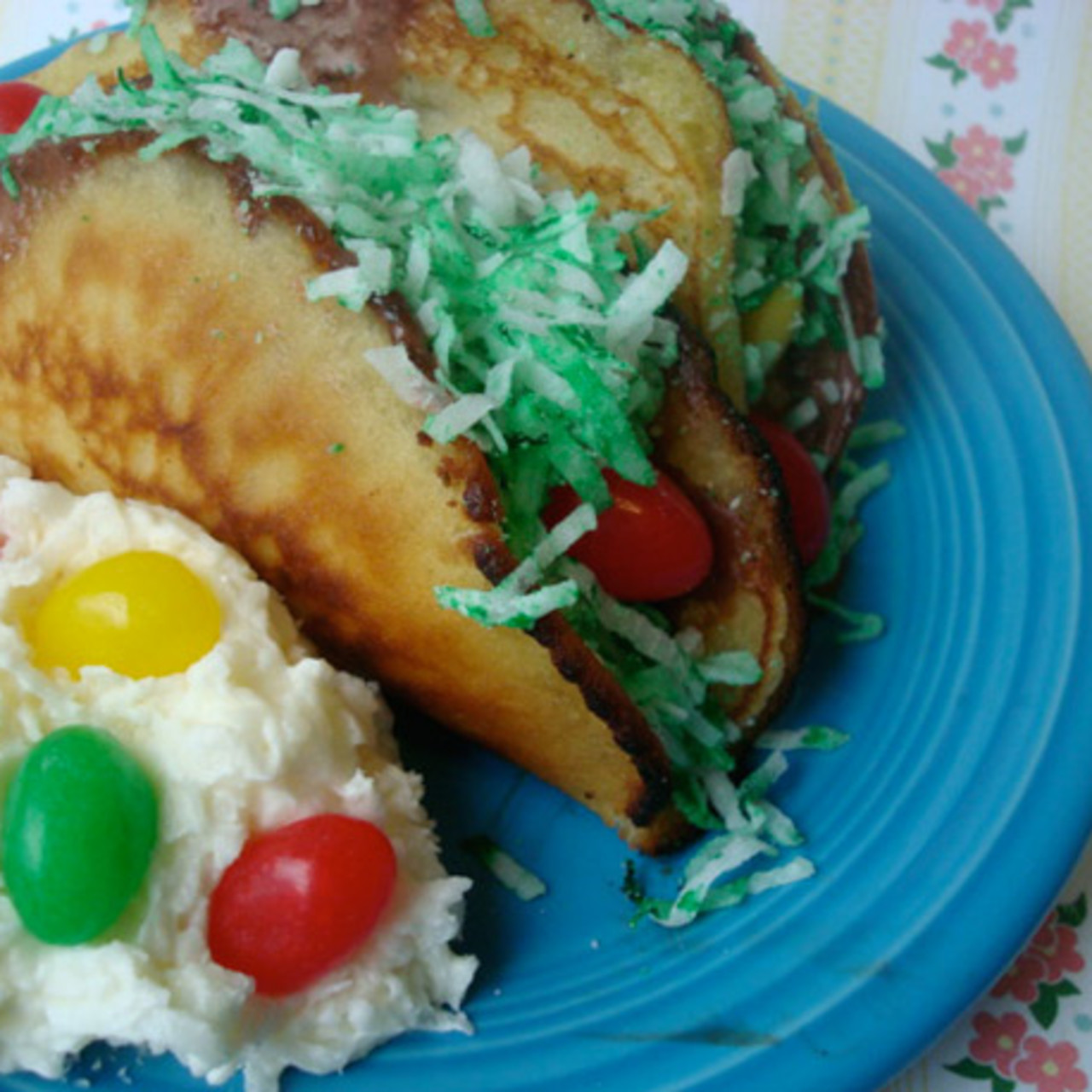 Easter egg tacos