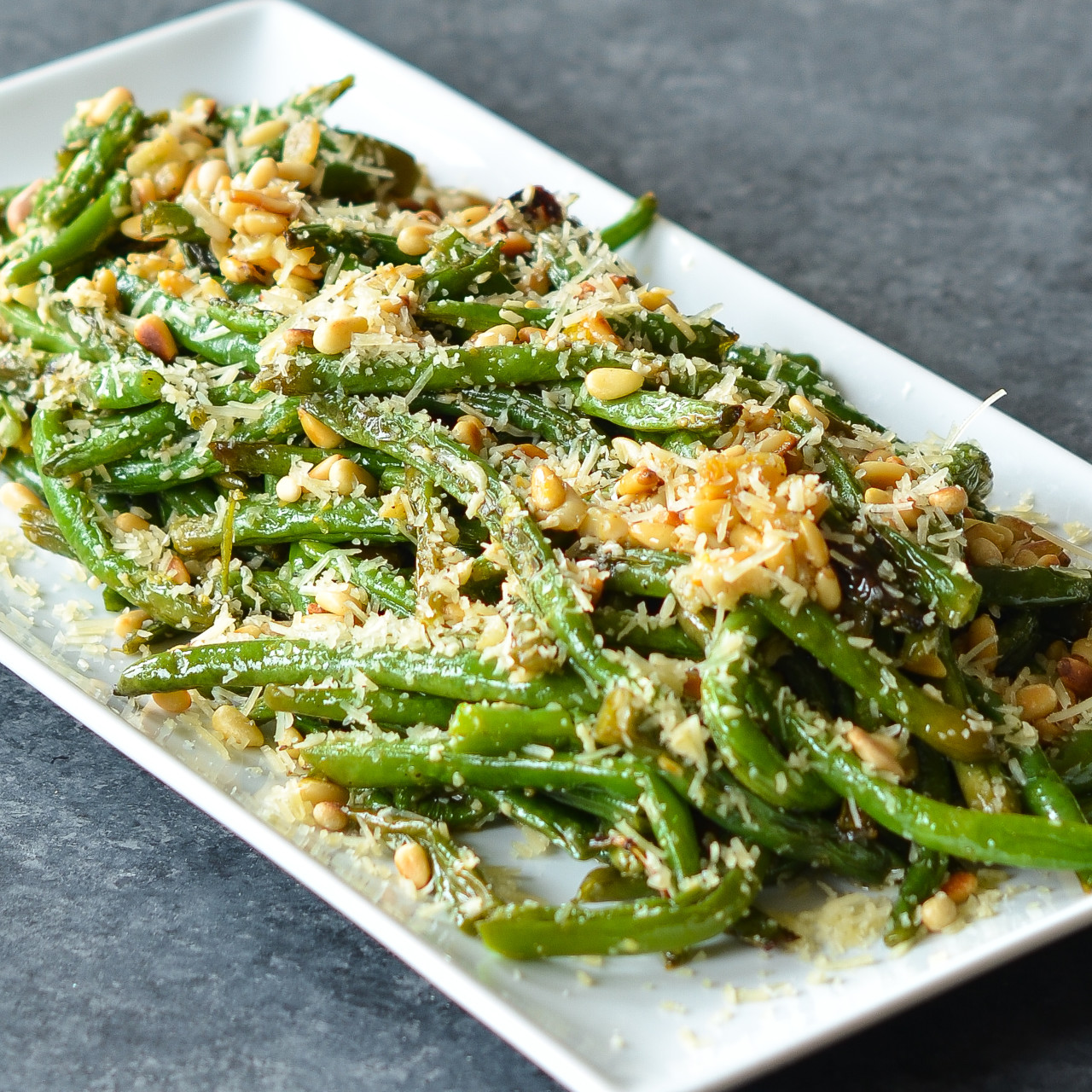 Garlic Roasted Green Beans Air Fryer