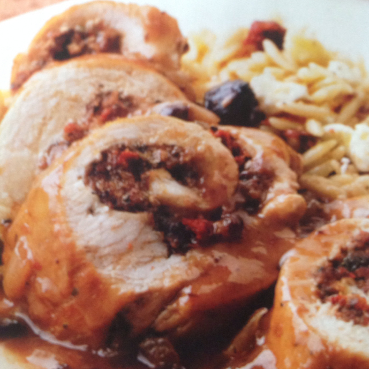 Greek Chicken Roulades