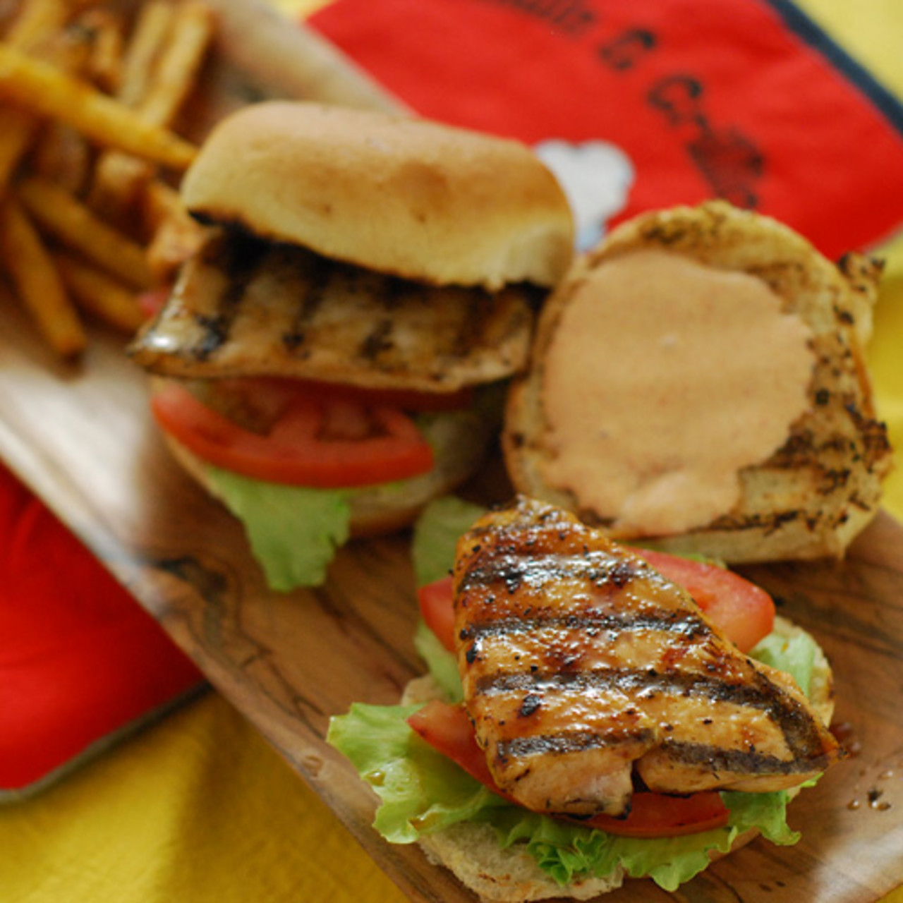 Grilled Chicken Sliders