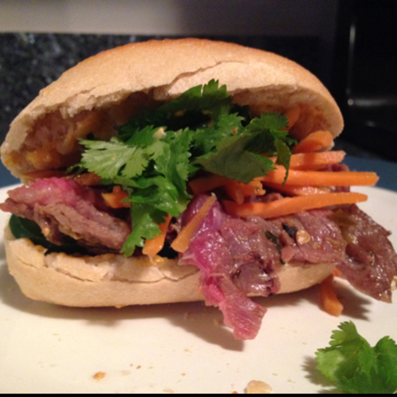 Grilled Beef Vietnamese Street Sandwiches